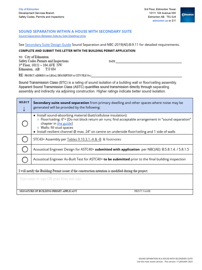 Sound Separation Confirmation Declaration | PDF | Sound