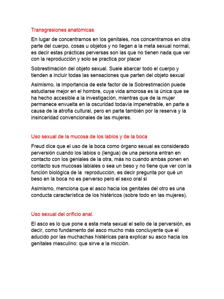 Transgresiones Anatómicas | PDF | Labios | Sadomasoquismo