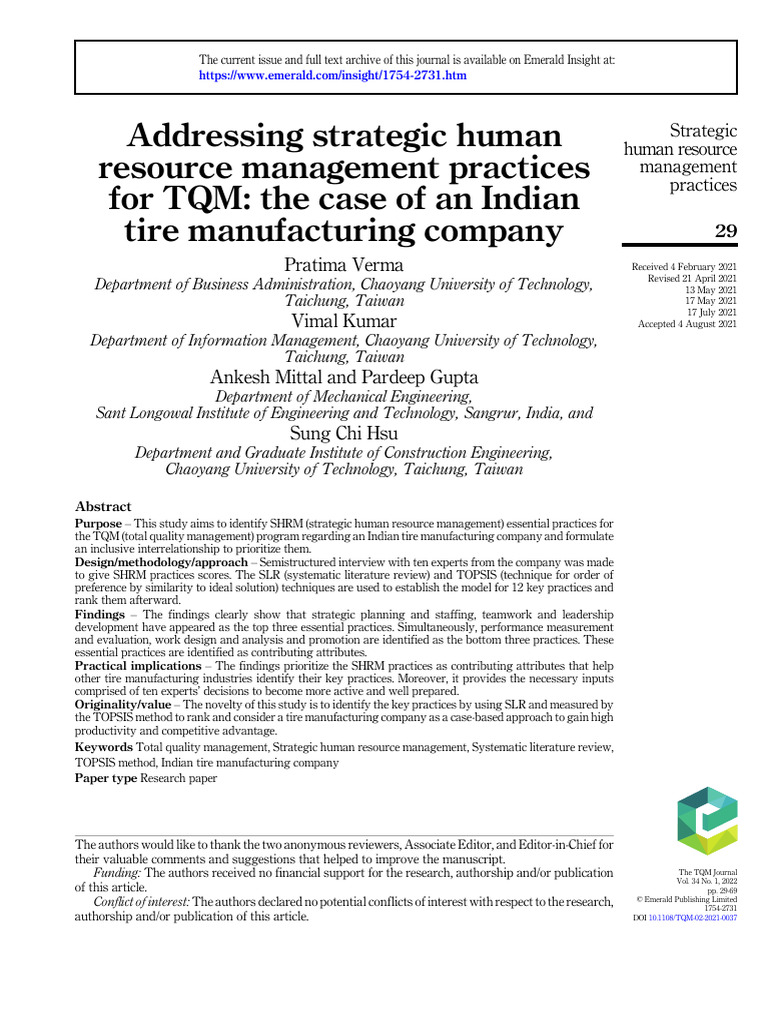 Addressing Strategic Human Res | PDF | Human Resource Management ...