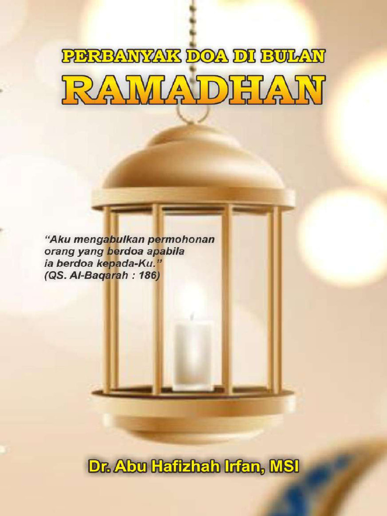 Perbanyak Doa Di Bulan Ramadhan EBS | PDF