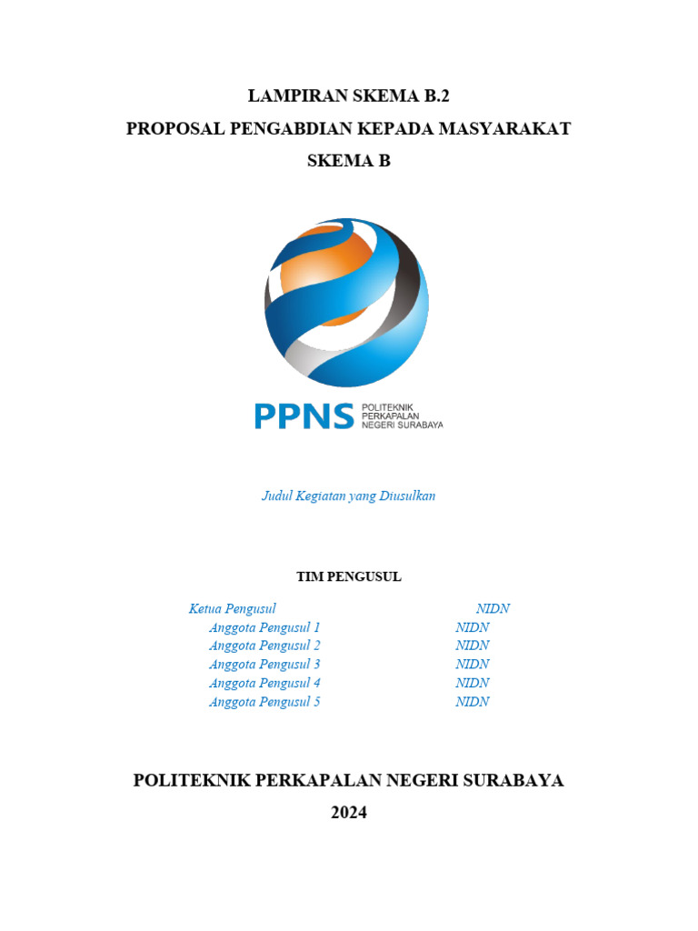 Proposal Pengabdian Masyarakat Skema B | PDF | Karier & Perkembangan | Seni