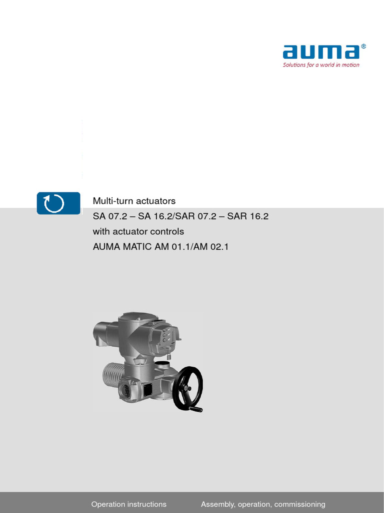 Manual MOV-Auma | PDF | Electrical Connector | Valve
