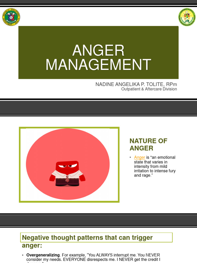 Module 11 Anger Management | PDF | Anger | Stress (Biology)