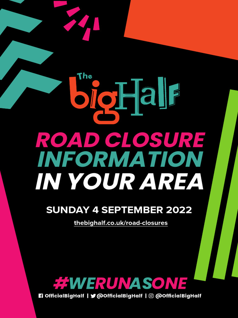 TBH 2022 Road Closure Information Leaflet | PDF | Long Distance Races ...