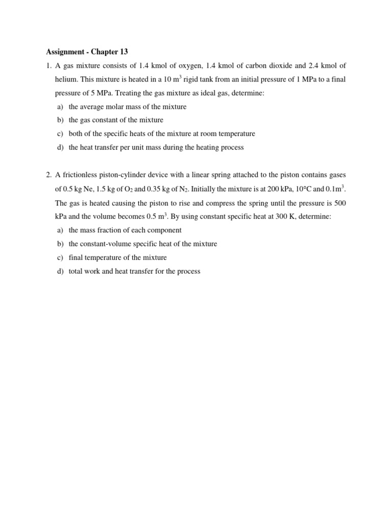 Assignment Ch13 | PDF