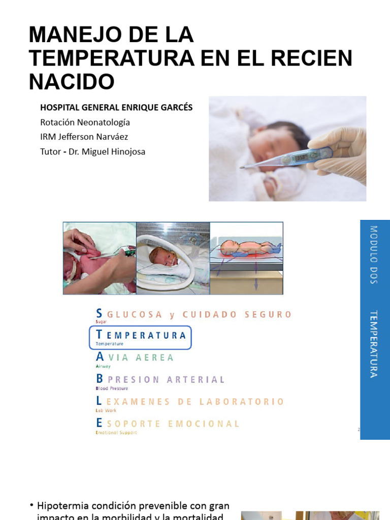 Manejo de La Temperatura en El Recien Nacido | PDF | Transferencia de ...