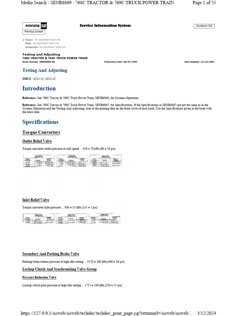 Testing and Adjusting | PDF | Clutch | Pump
