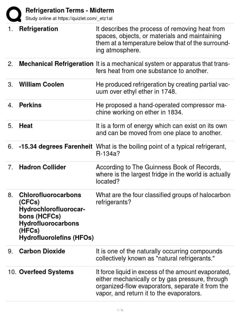Refsys | PDF | Heat | Chlorofluorocarbon