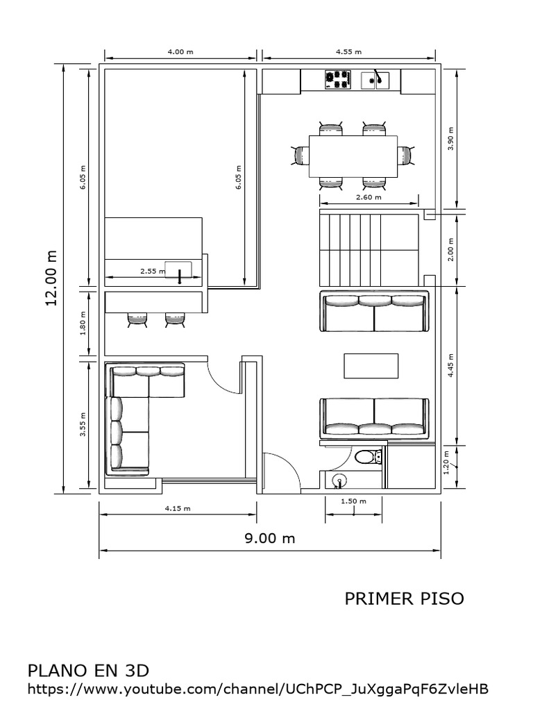 Planos De Casa 9x12 Metros Pdf