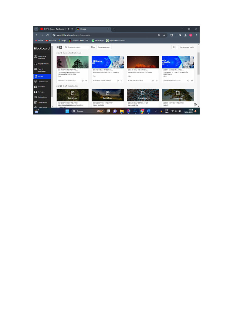 Comprobante de Blackboard | PDF