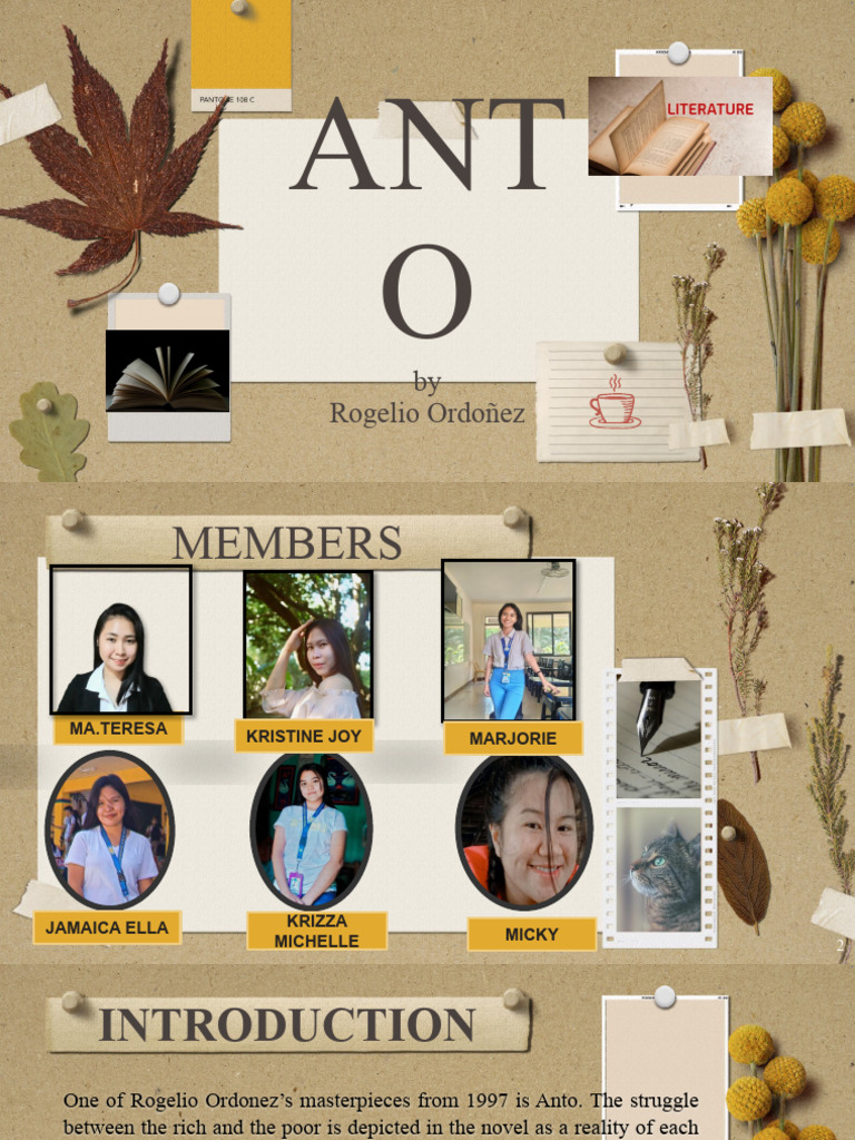 Group 4 Ppt-Anto | PDF | General Fiction