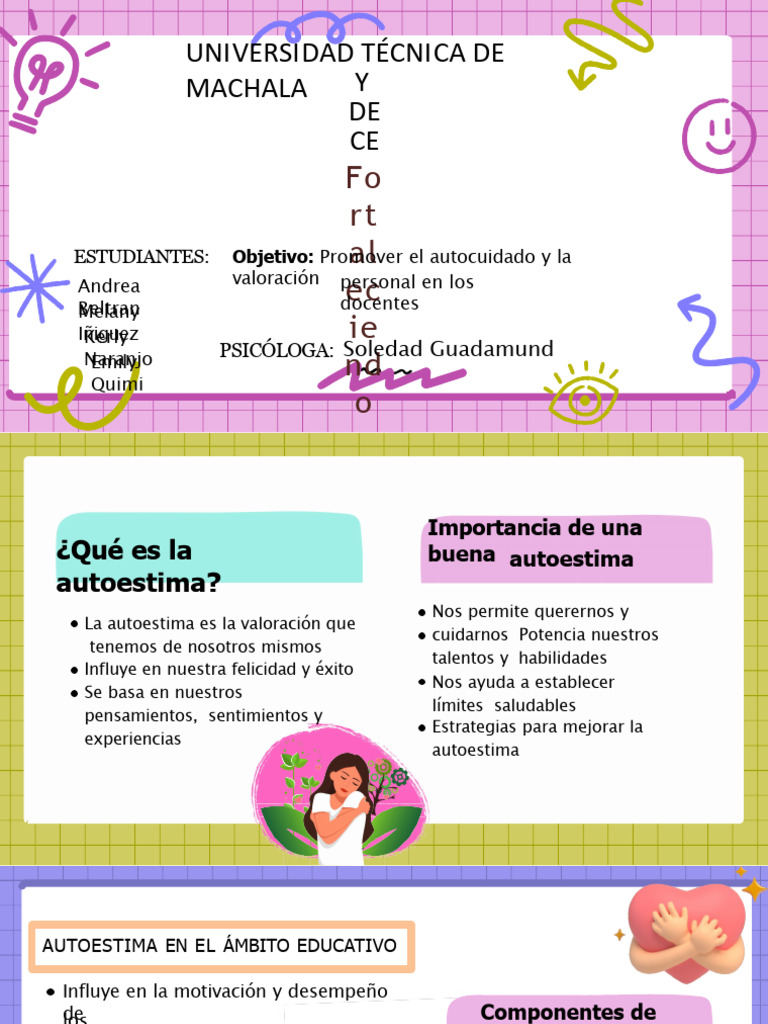 Estrategias para Mejorar la Autoestima Docente | PDF | Autoestima ...