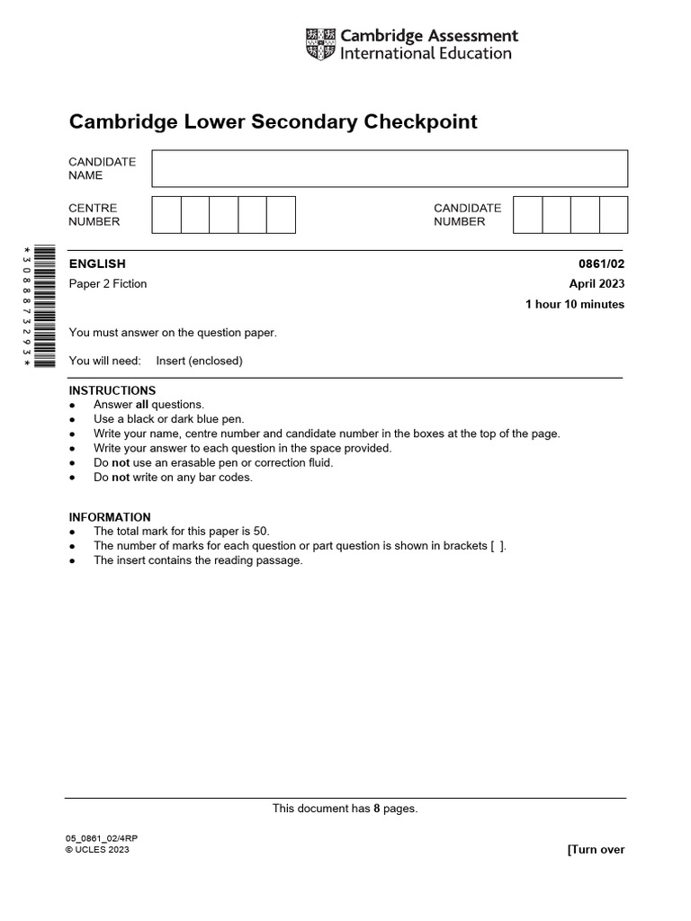 English P2 Questions | PDF | Copyright