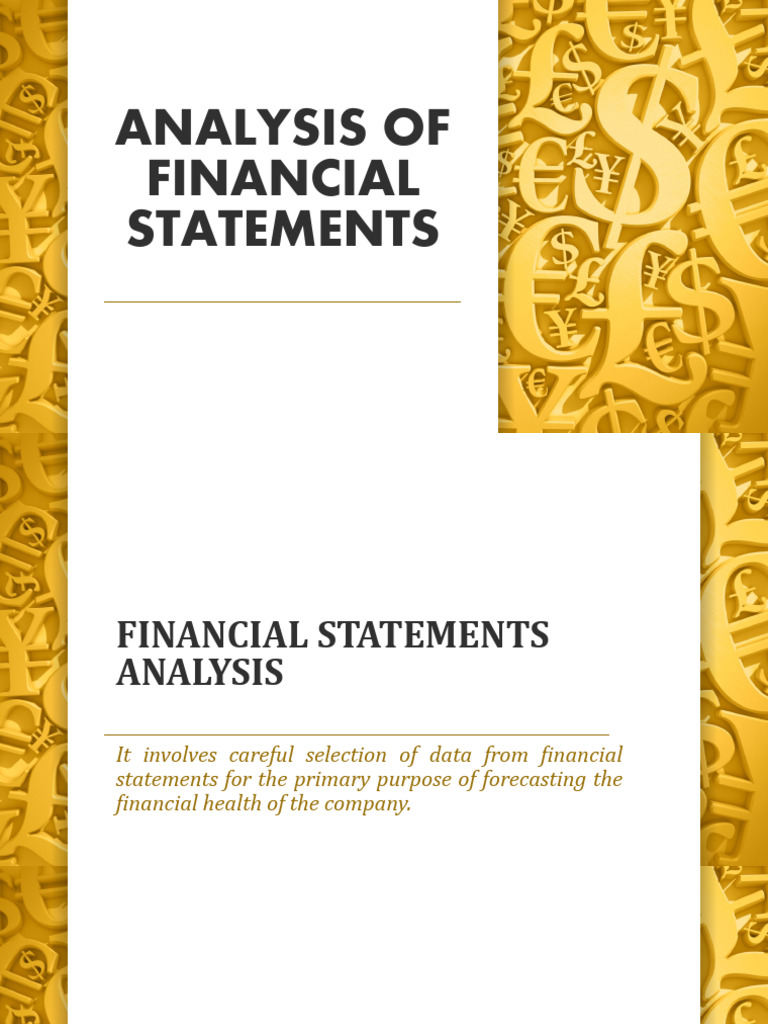 Unit2 Analysis Of Financial Statements Pdf Dividend Equity Finance 