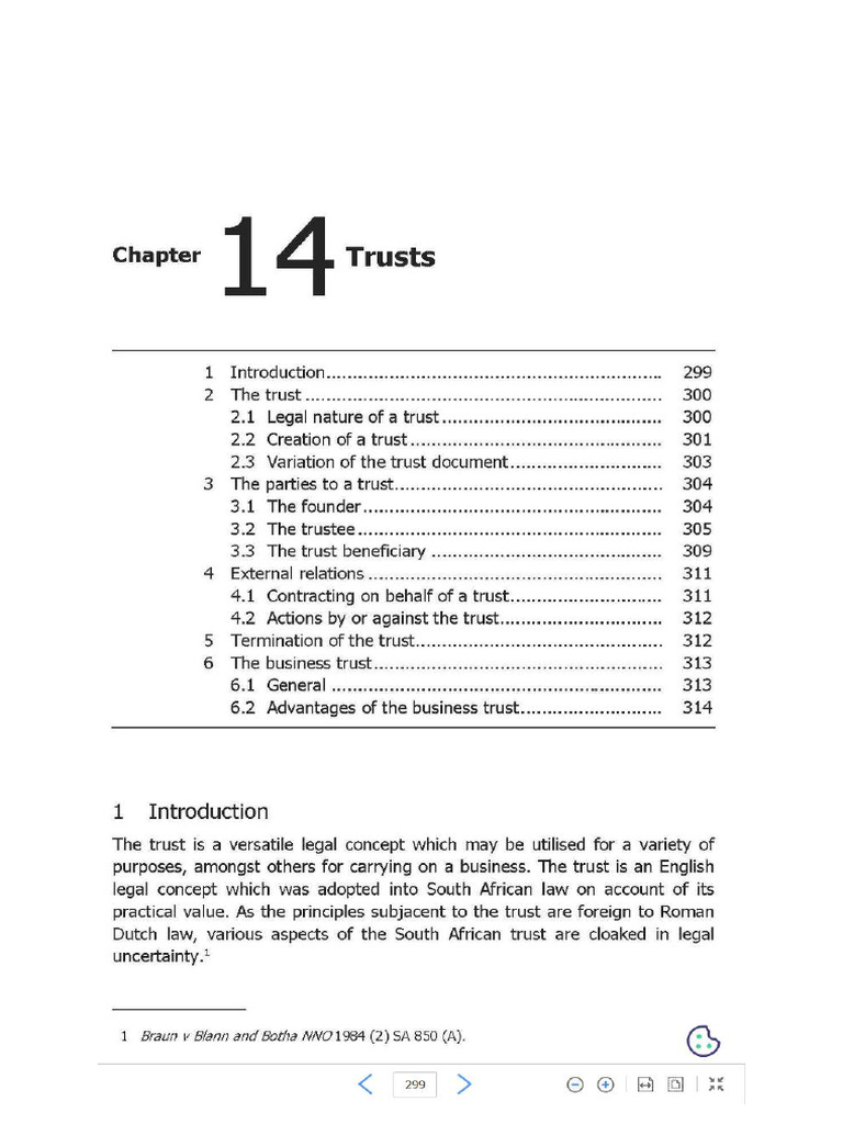CHAPTER 14 TRUSTS | PDF