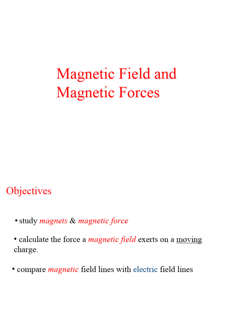 Magnetism | PDF | Magnetic Field | Force