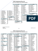 TDCJ Commissary Price List 2025 | PDF | Cheese | Foods