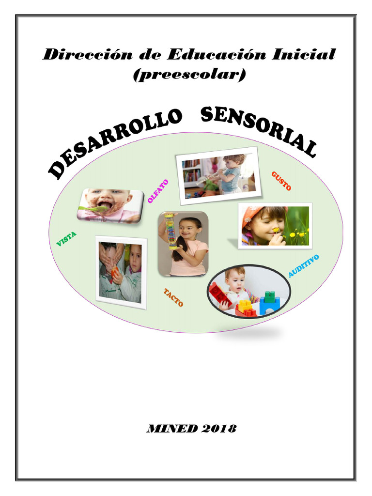Desarrollo Sensorial 25 DE MAY 2018 | PDF | Sentidos | Percepción