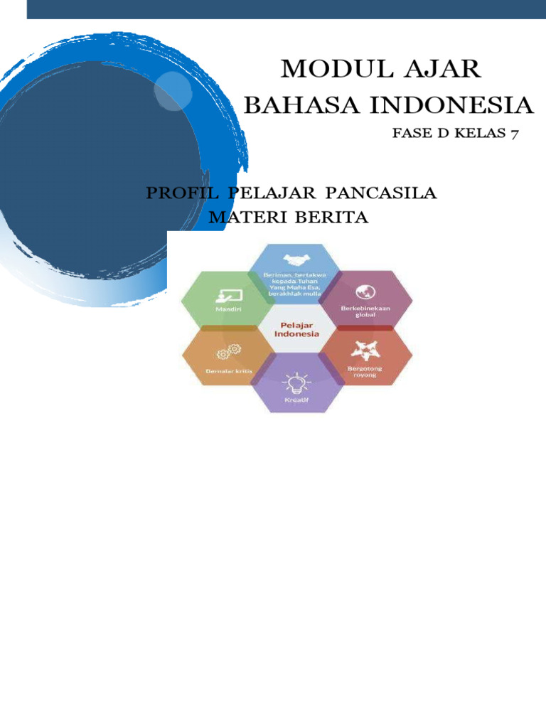 Modul Ajar Teks Berita Kelas 7 Semester Genap | PDF