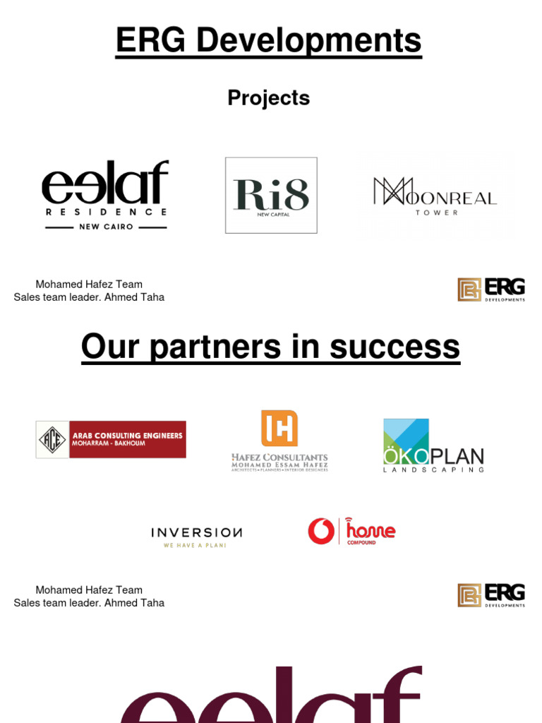 ERG Developments Projects | PDF | Business Law | Money