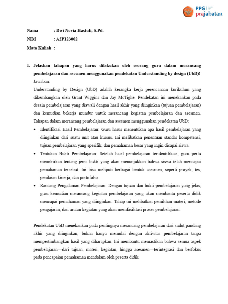 Uts Ppa2 | PDF | Karier & Perkembangan | Pengembangan Diri