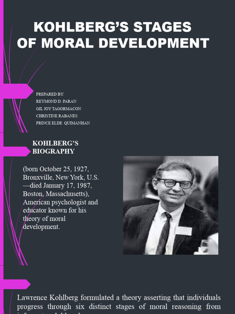Kohlberg's Stages | PDF | Morality | Relativism