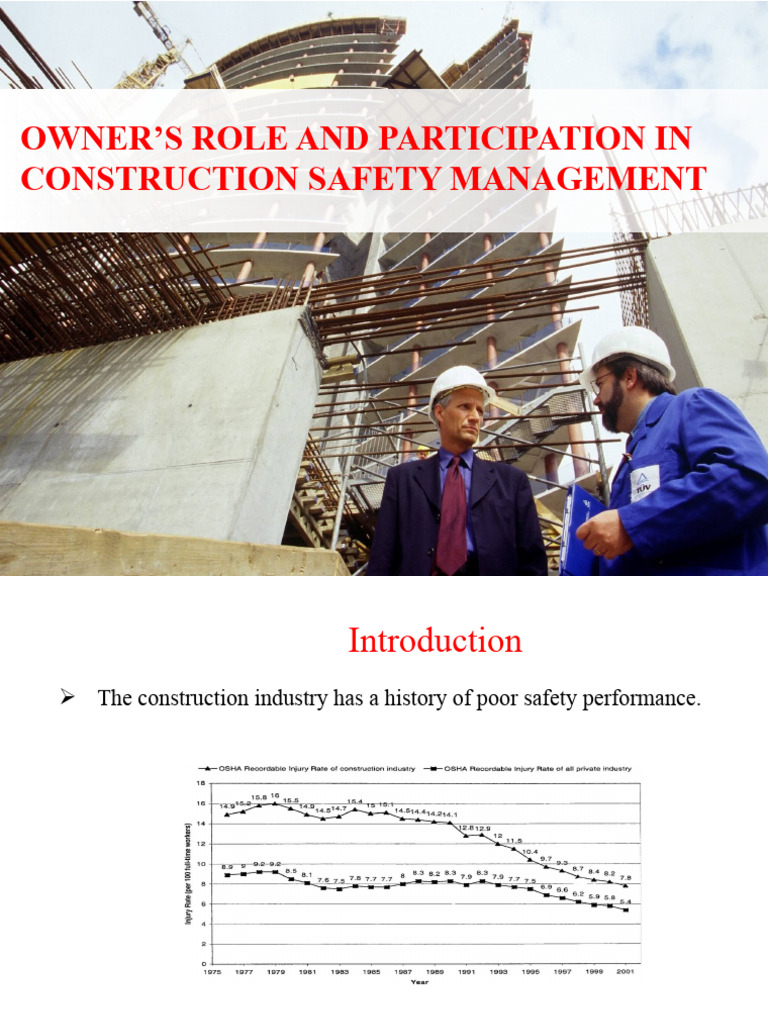 Owner's Role in Construction Safety Management | PDF | Safety | Employment