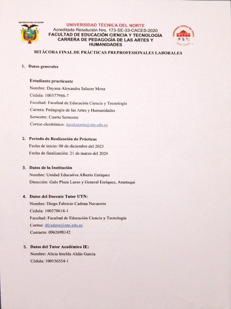 Bitacorá Final Completa | PDF | Pedagogía | Maestros