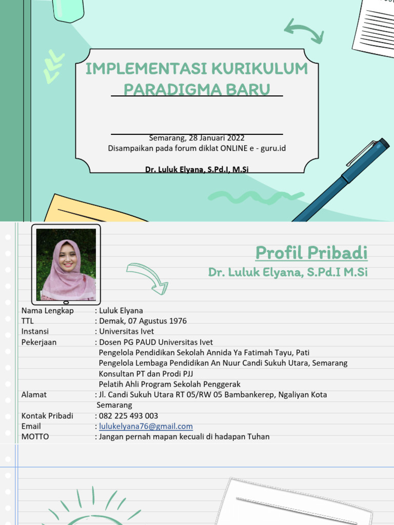 PPT Implementasi PPB I | PDF | Karier & Perkembangan | Pengembangan Diri