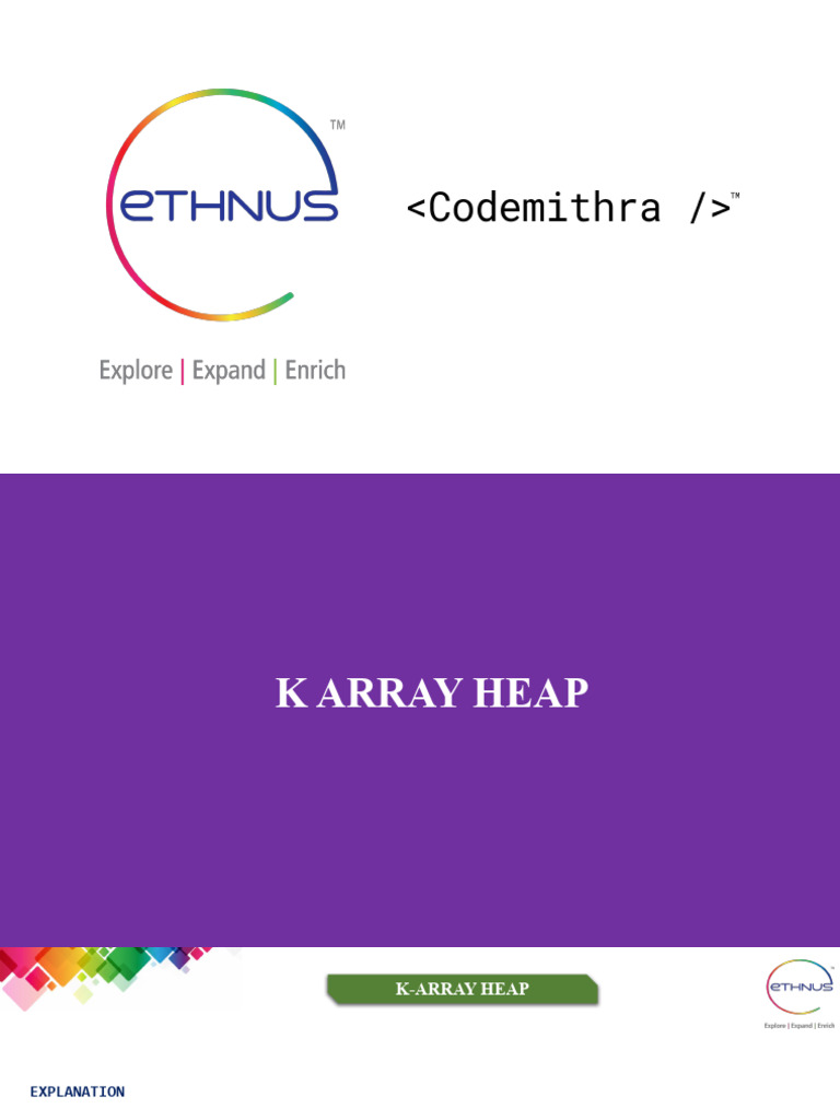 WINSEM2023-24 BSTS302P SS CH2023240500132 Reference Material II 04-03-2024 K-ARRAY HEAP | PDF ...