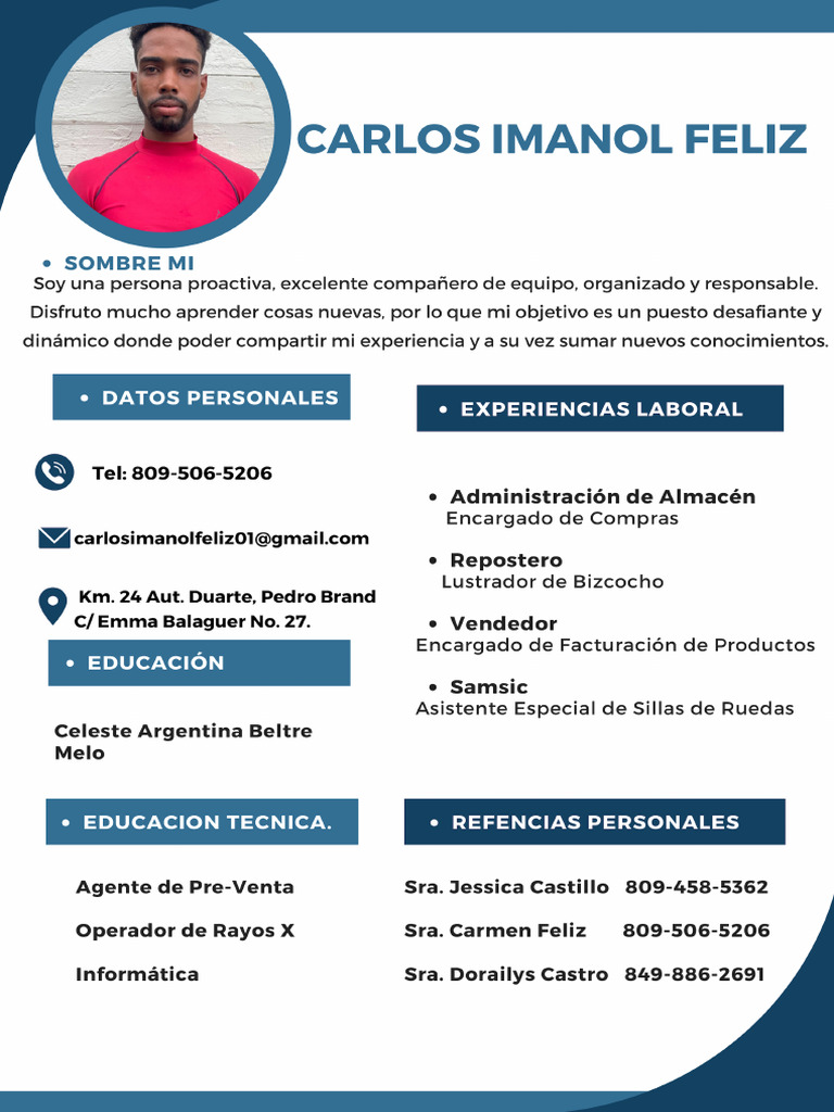 Curriculum Vitae Carlos Feliz | PDF
