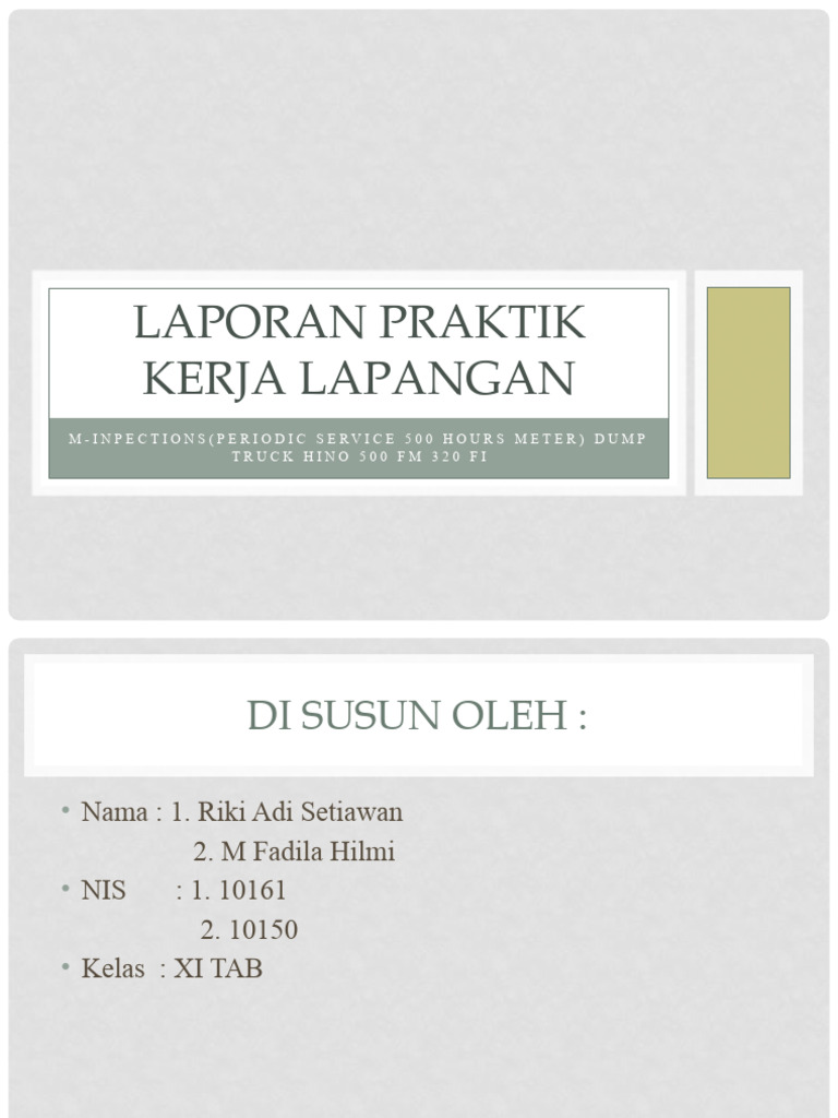 Laporan PKL-1 | PDF | Bisnis | Griya & Taman