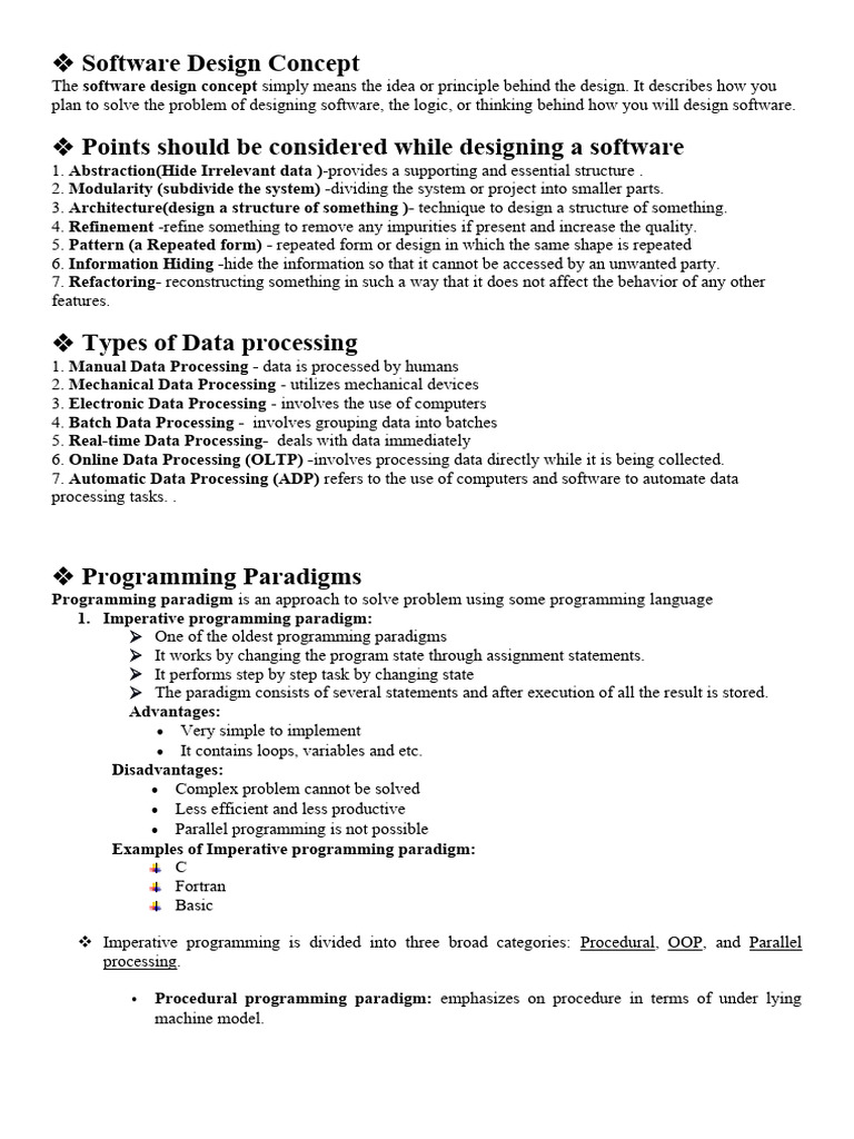 SD-reviewer-prelimsdocx | PDF | Inheritance (Object Oriented ...