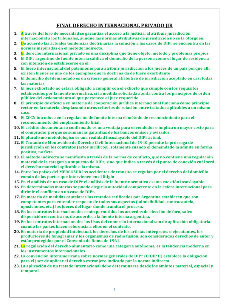 FINAL Privado Actualizado | PDF | Derecho privado | Justicia