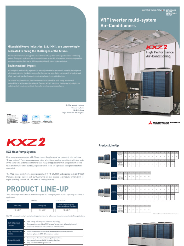 KXZ2 Leaflet Final ForASIA 0 | PDF | Air Conditioning | Energy Conservation
