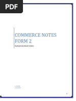 Form 1 Accounting Notes | PDF | Debits And Credits | Bookkeeping