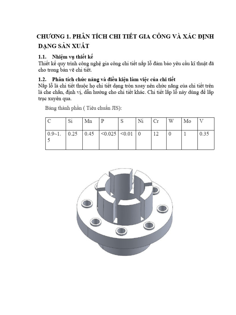 Đ Án CNCTM 1 | PDF