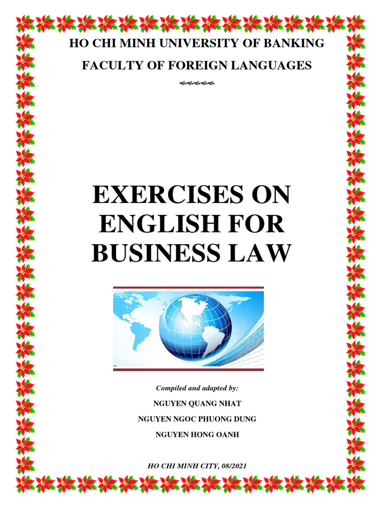Exercises On English For Business Law (VB2) | PDF | Breach Of Contract ...
