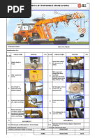 Crawler Crane Checklist | PDF | Crane (Machine) | Manufactured Goods