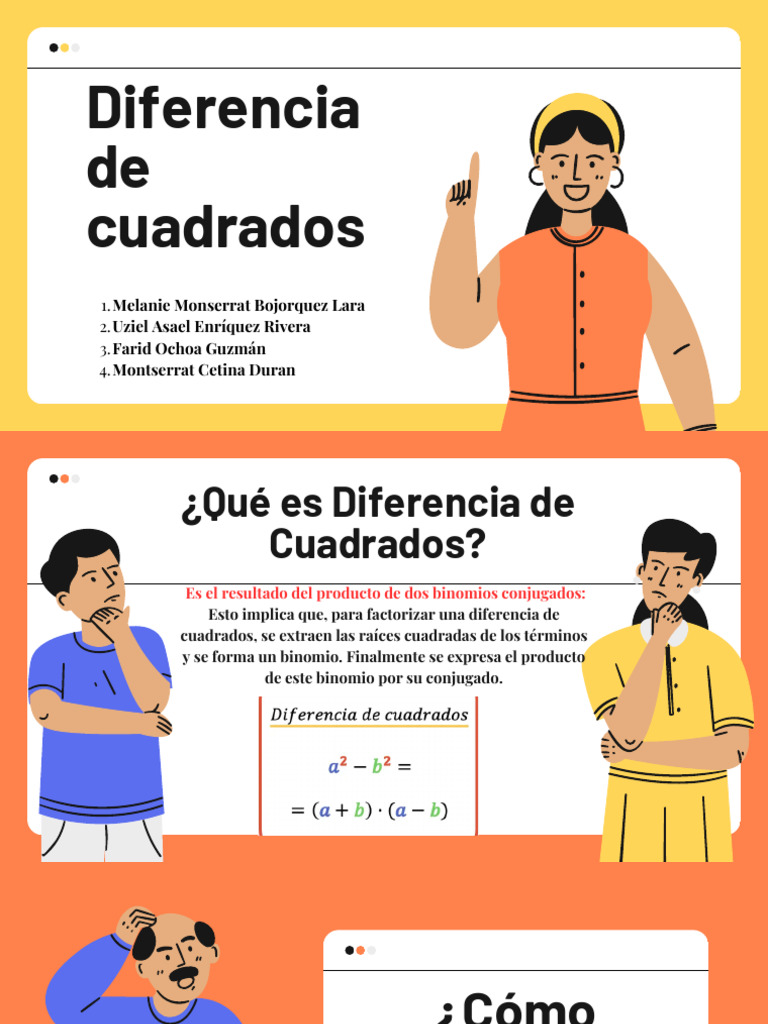 Diferencia de Cuadrados | PDF