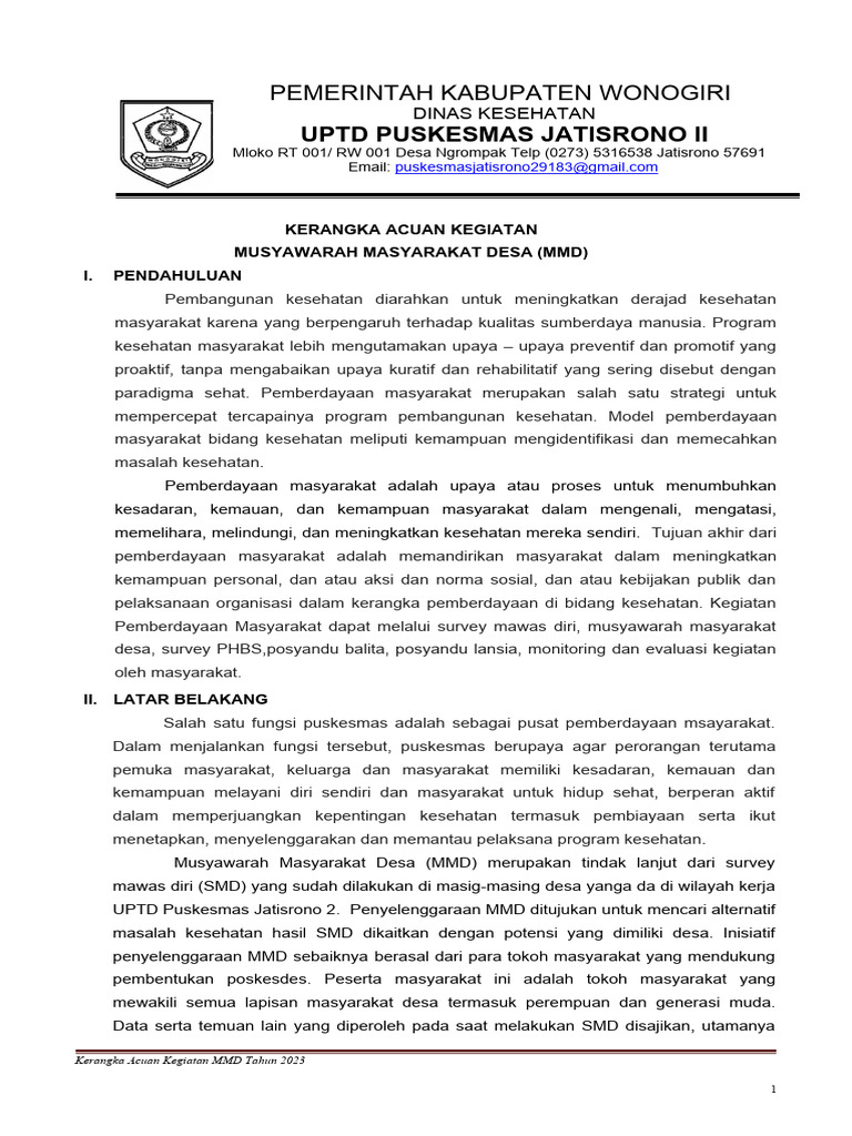 Kak MMD | PDF | Pengembangan Diri