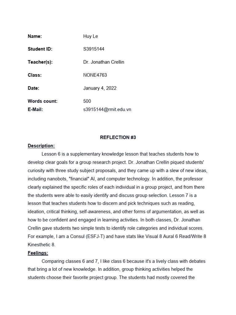 Assignment 2 | PDF | Thought | Cognition