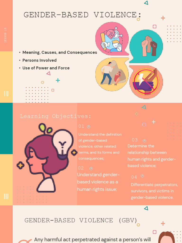 Chapter 4.1 Gender-based Violence | PDF | Domestic Violence | Violence ...