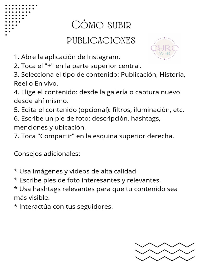 Paso A Paso Como Subir Publicaciones en Ig - 20240330 - 004145 - 0000 | PDF