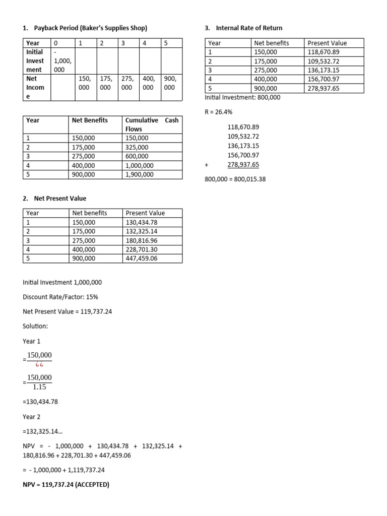 Capital Budgeting | PDF | Net Present Value | Internal Rate Of Return