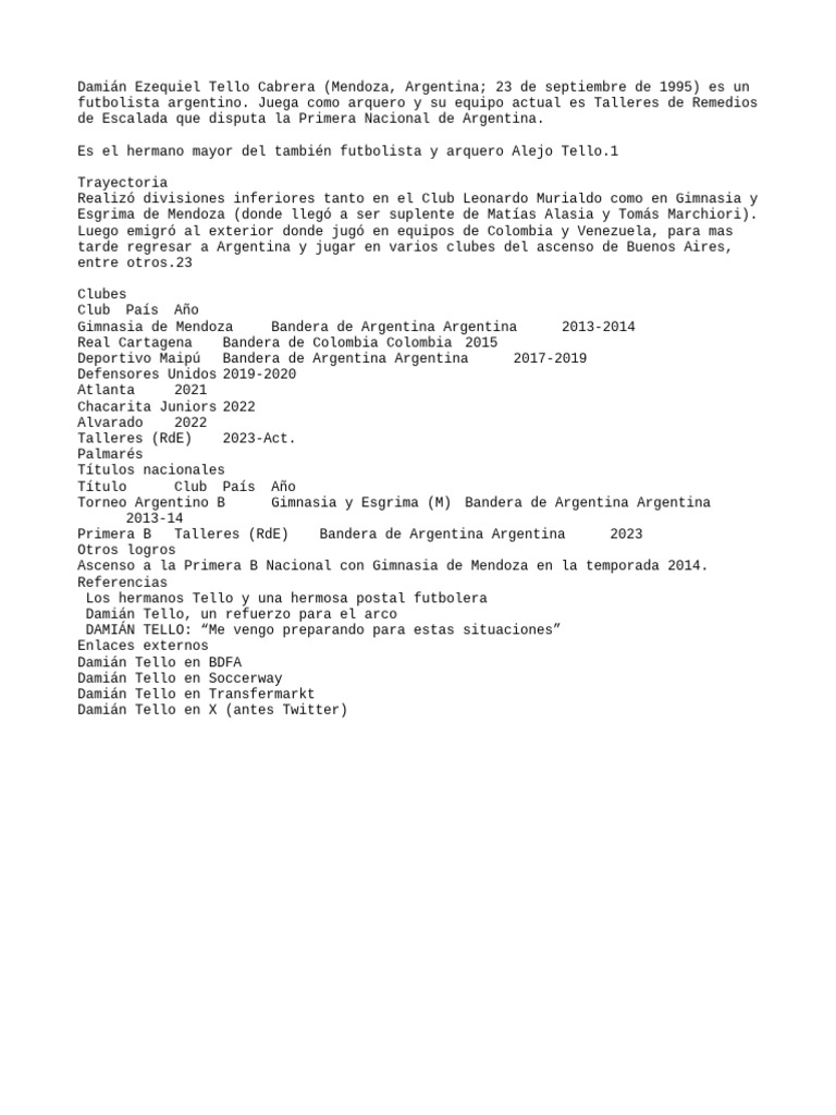 Damián Tello | PDF