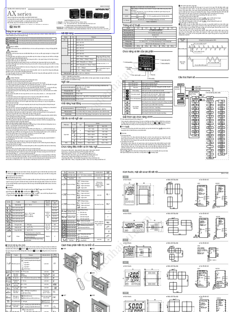 Hanyoung AX Series | PDF