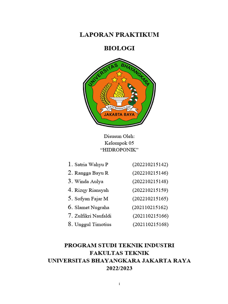 Laporan Praktikum Biologi Kel 5 | PDF