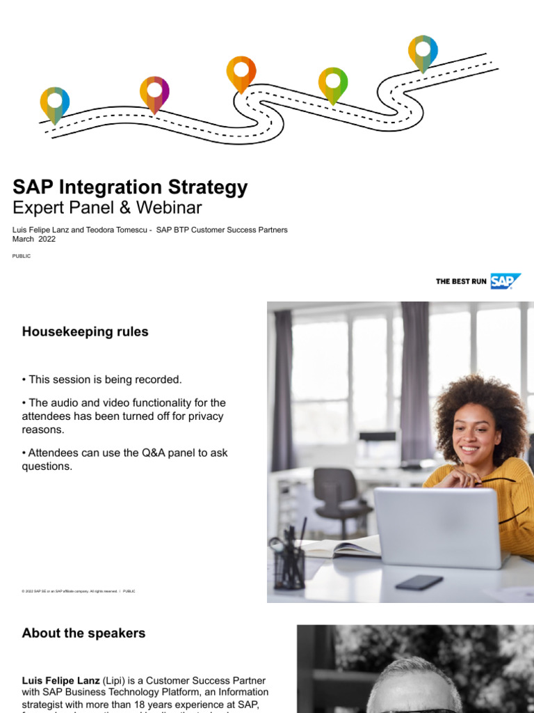 Sap Btp Integration Strategy Pdf Cloud Computing Software As A