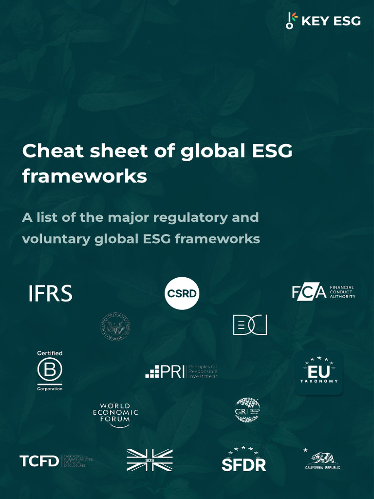 Cheat Sheet For Global Frameworks | PDF | Private Sector | Financial ...